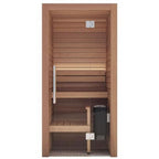 Auroom Cala Glass Mini Sauna Kit in Thermo Aspen | Premium Home Sauna ...