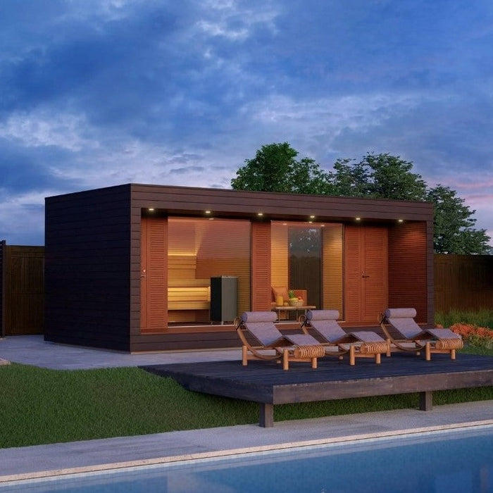 Auroom Natura 5 Person Lounge Cabin | Ultimate Outdoor Luxury Sauna