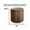 Dynamic Cold Therapy PVC Barrel Cold Plunge Tub