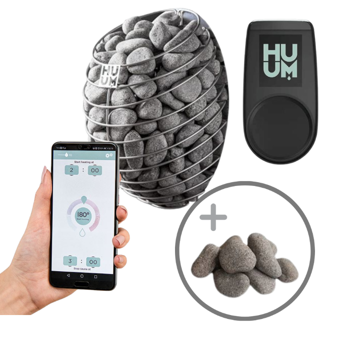 HUUM DROP 9kW Sauna Heater – Full Heat Package