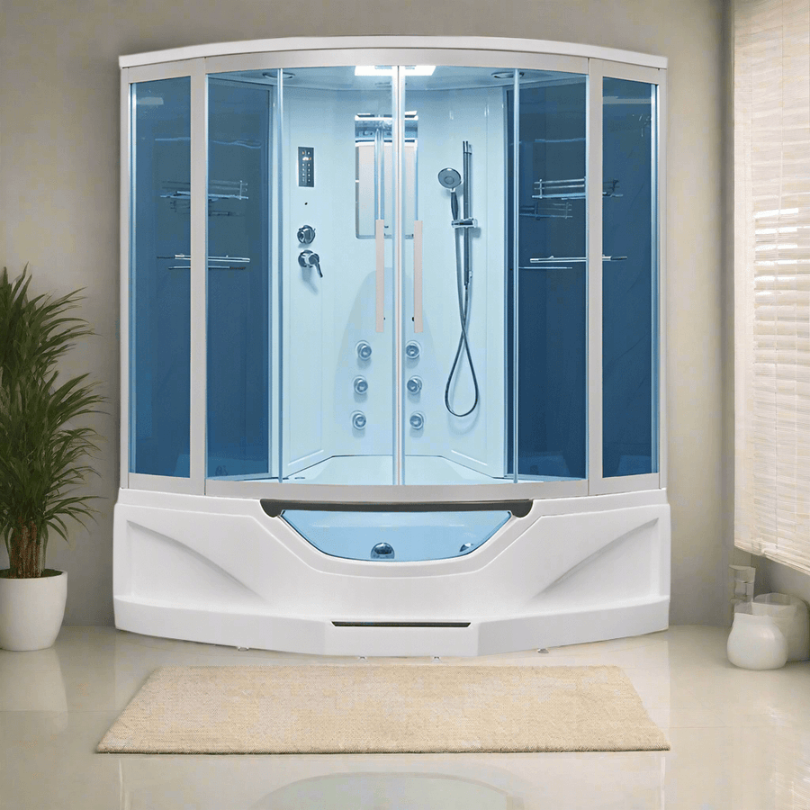 Mesa Steam Showers 702A Steam Shower Tub Combo - 61x61x89