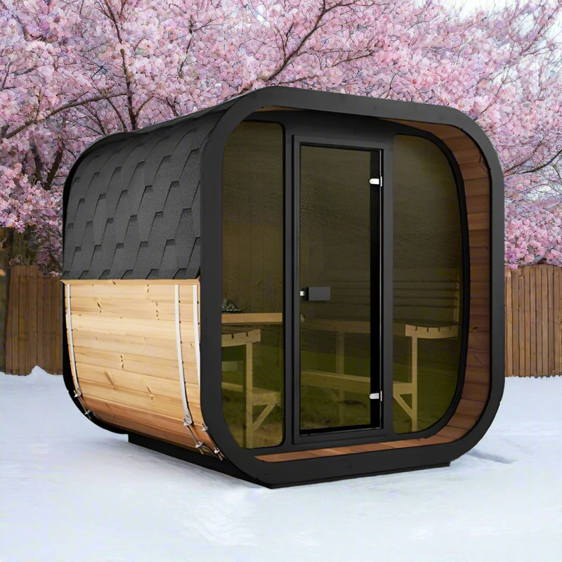 SaunaLife CL5G Outdoor Sauna Kit | Luxurious 4-Person Sauna
