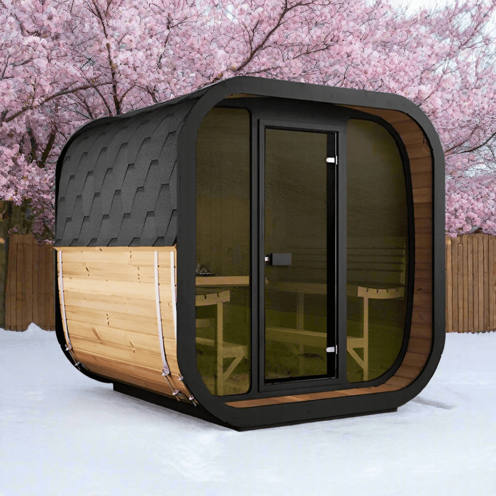 SaunaLife Model CL7G Outdoor Sauna | Luxurious 6Person Sauna