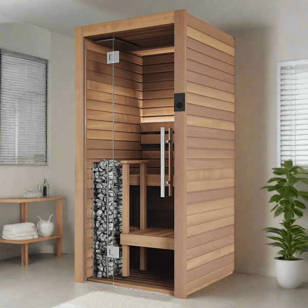 Auroom Cala Glass Mini Sauna Kit -ThermoAspen | MySaunaWorld