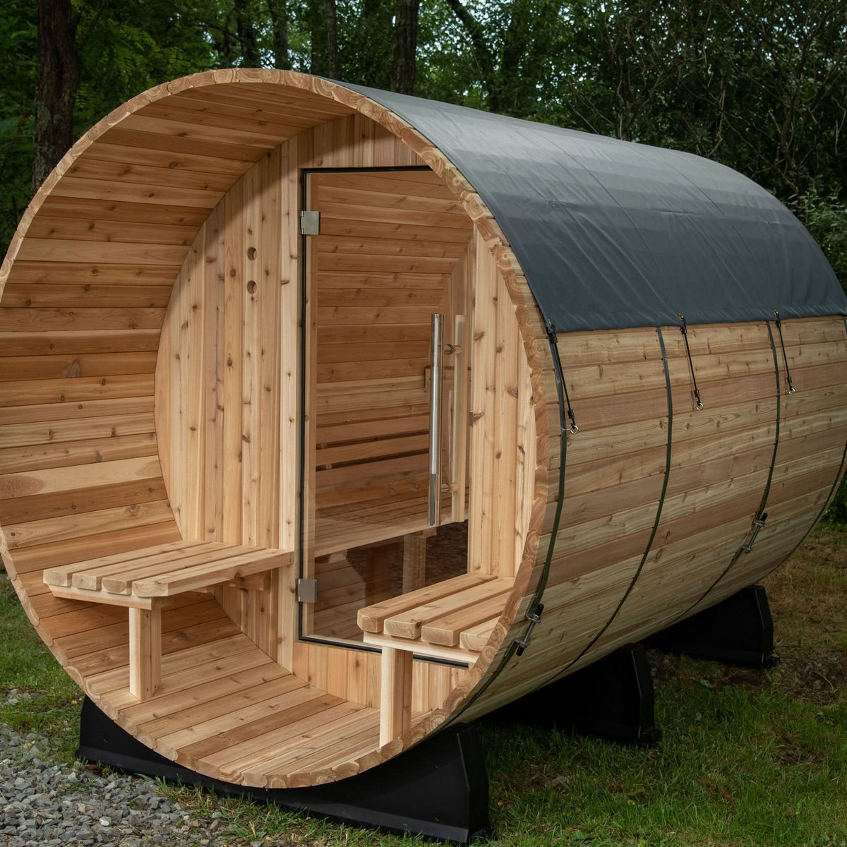 Weatherproof Rain Jacket for Barrel Saunas