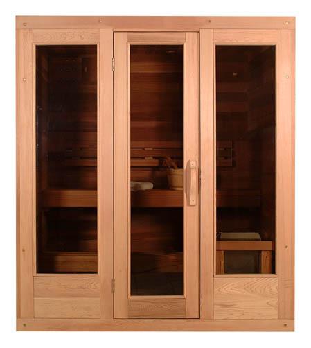 Saunacore C6X6 Modular Sauna - Spacious Tradition with Kw 4 SE Heater